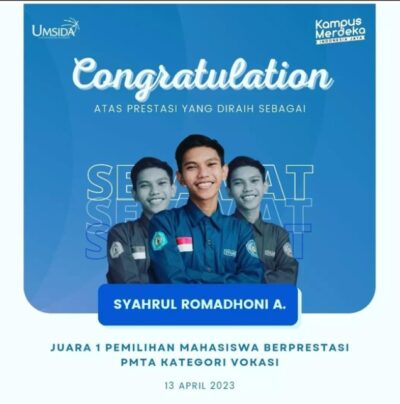 Mahasiswa Prodi D-IV Teknologi Laboratorium Medis Umsida Berhasil Raih Juara 1 di Pilmapres PTMA ...